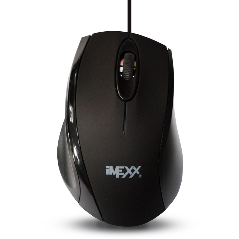 IME26985 Mouse Óptico Imexx IME-26985 Puerto USB Negro en MegaOffice